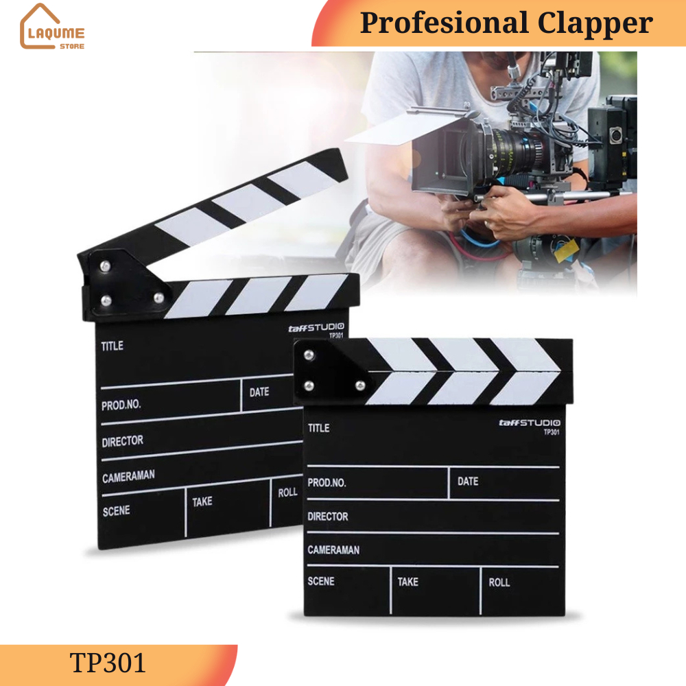 Jual Clapper Board Cutting Film Action Cut Papan Sutradara Profesional ...