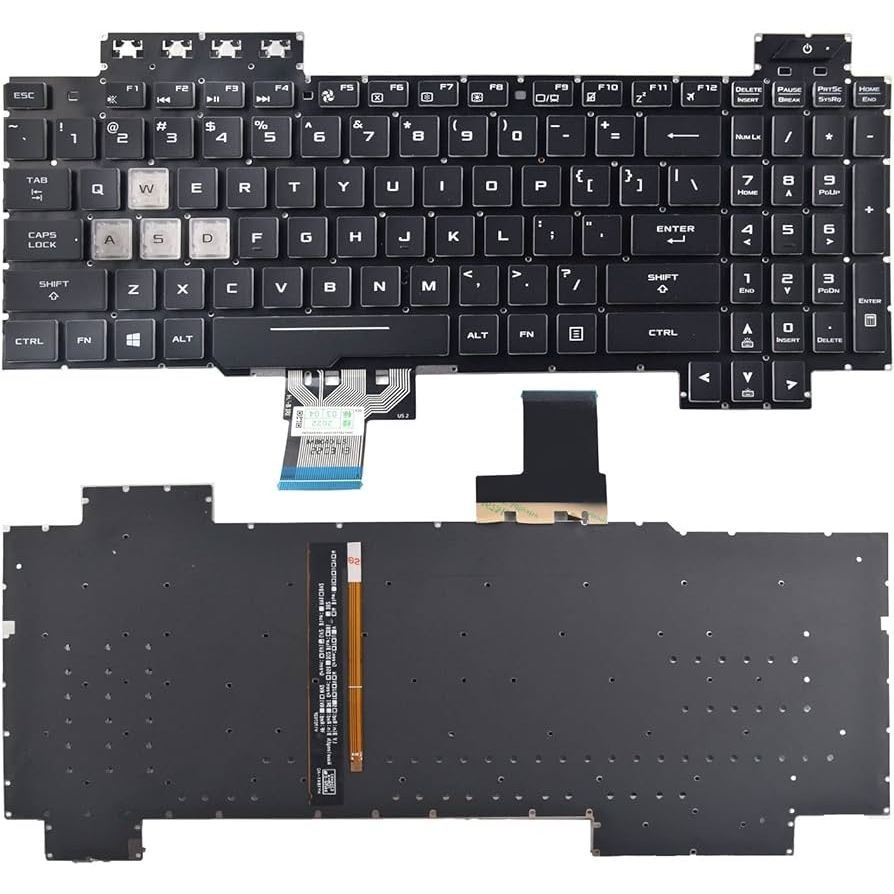 Jual KEYBOARD ASUS TUF GAMING FX505 FX505D RGB BACKLIGHT 8 PIN HITAM ...