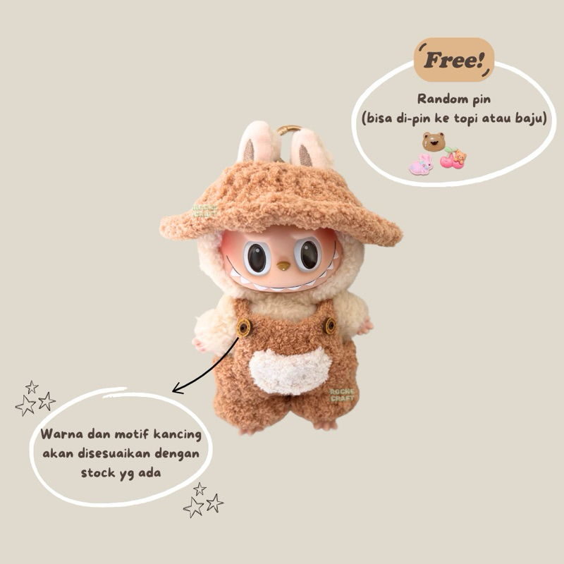 Jual Baju Labubu | Topi LABUBU | Jumpsuit Labubu | Outfit LABUBU Outfit ...
