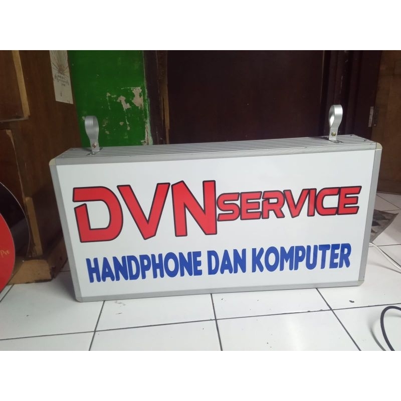 Jual Neon box akrilik bahan (FREM ALUMUNIUM) CUSTOM DESAIN & UKURAN ...
