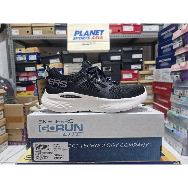 Jual Skechers Go Run Lite Retreat Running Shoes Womens 129444/BKMV ...