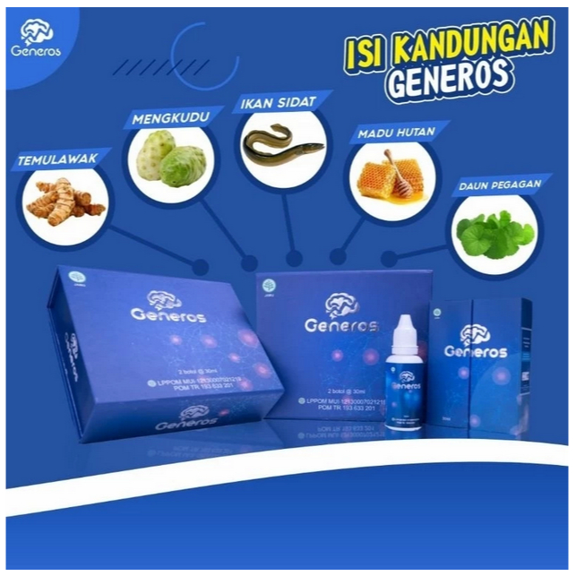 Jual Generos box isi 2 botol Vitamin Otak Anak 100% Original BPOM ...