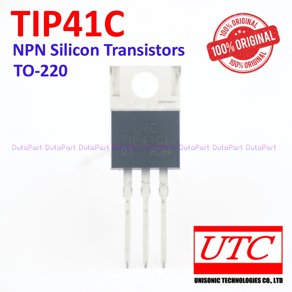 Jual TIP41CL TIP41C TIP41 ORIGINAL UTC NPN Transistor TIP 41 C CL TO ...