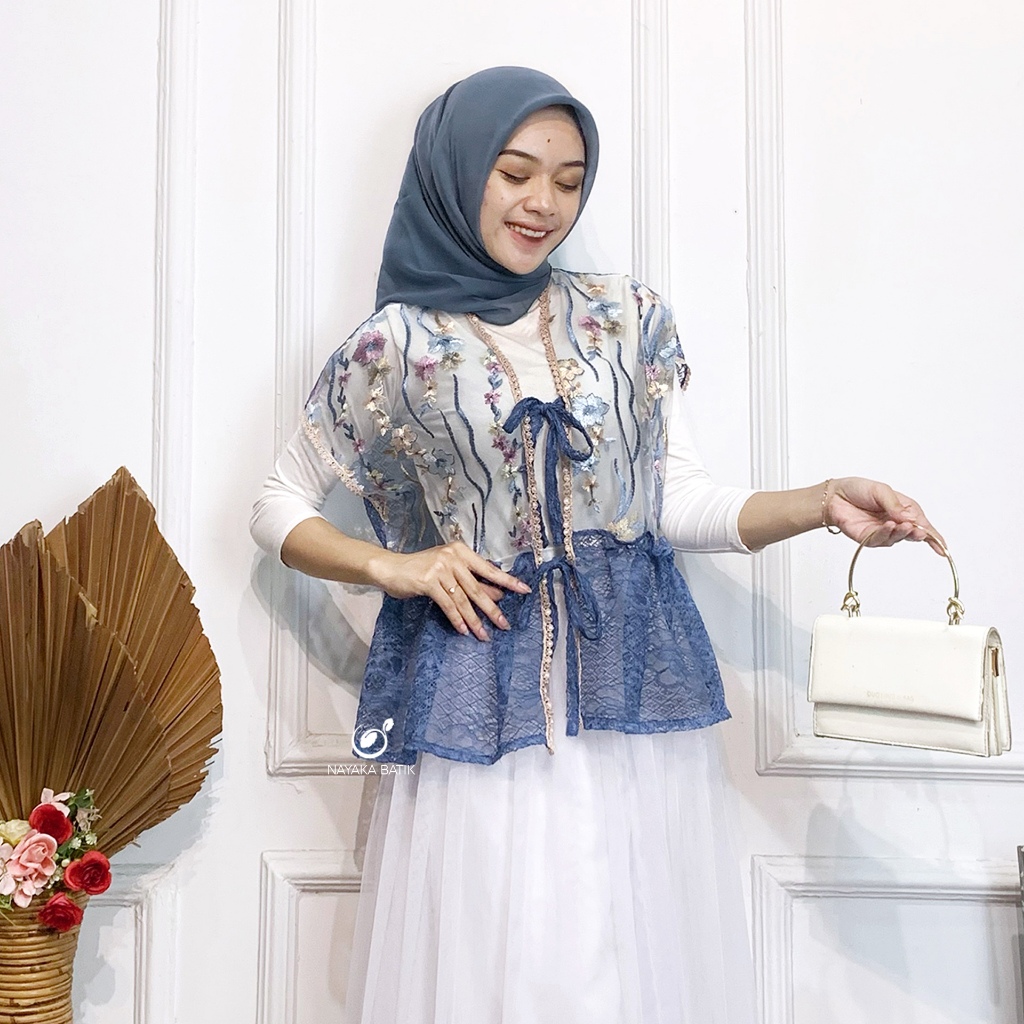 Jual NEW ARRIVAL NAYAKA BATIK - Vest Wanita Modern Kekinian ABELA Rompi ...