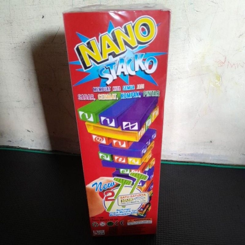 Jual Permainan keluarga menyusun balok Nano stacko | Shopee Indonesia