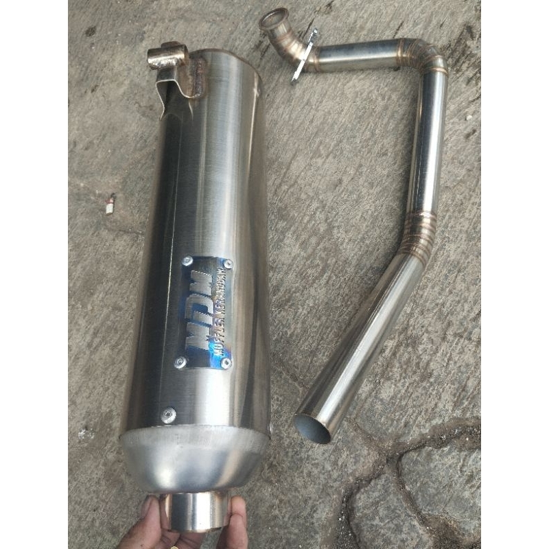 Jual KNALPOT SET VARIO 125/150 NEW/OLD FULL STAINLESS 26-28 MM COPY CMS ...