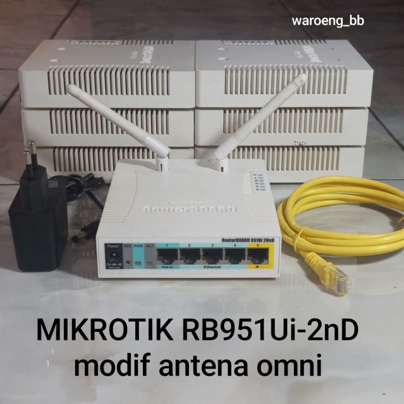 Jual MIKROTIK RB951Ui-2nD modif antena OMNI | Shopee Indonesia