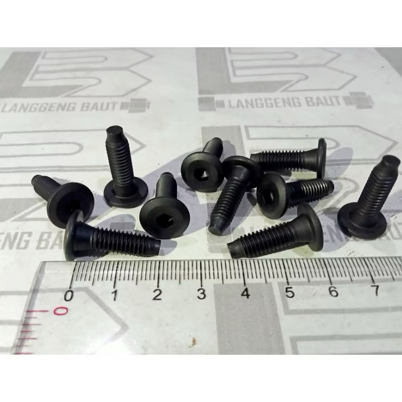 Jual Baut JCBC Baut Baja M6x20 kunci L4 | Shopee Indonesia