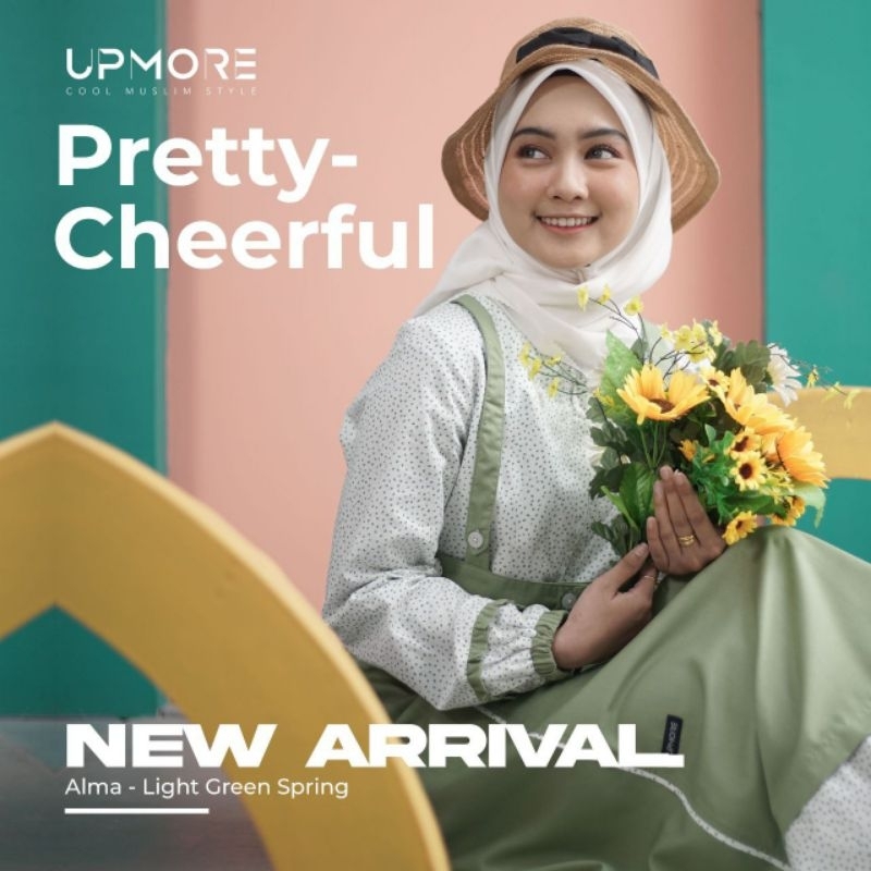 Jual GAMIS ALMA LIGHT GREEN SPRING BY UPMORE | Shopee Indonesia