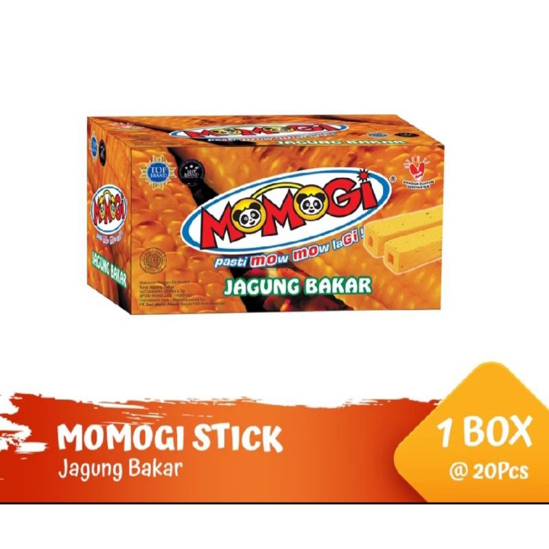 Jual MOMOGI STICK SNACK (1 BOX = 20 PCS X 6 GRAM) (1PCS ISI 2 STICK ...