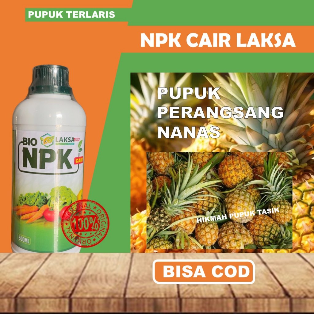 Jual PUPUK PERBANYAK NANAS NPK LAKSA PALING BAGUS OBAT CAIR NANAS AGAR LEBIH BANYAK DAN BESAR ...