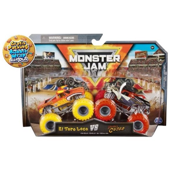 Jual El Toro Loco vs Pirate Curse Series 30 Monster Jam 2 Pack | Shopee ...