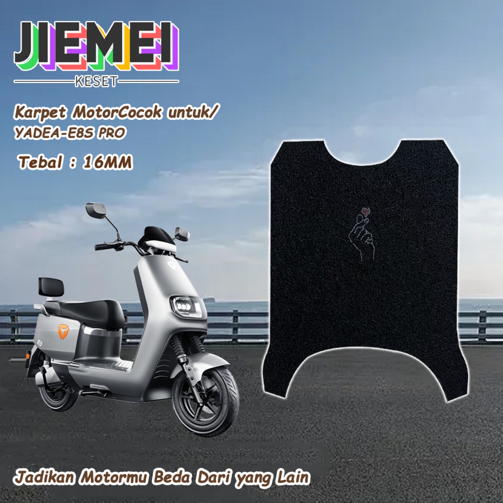 Jual JIEMEI Karpet PVC Mie Bihun Custom Motor Listrik YADEA E8S PRO ...