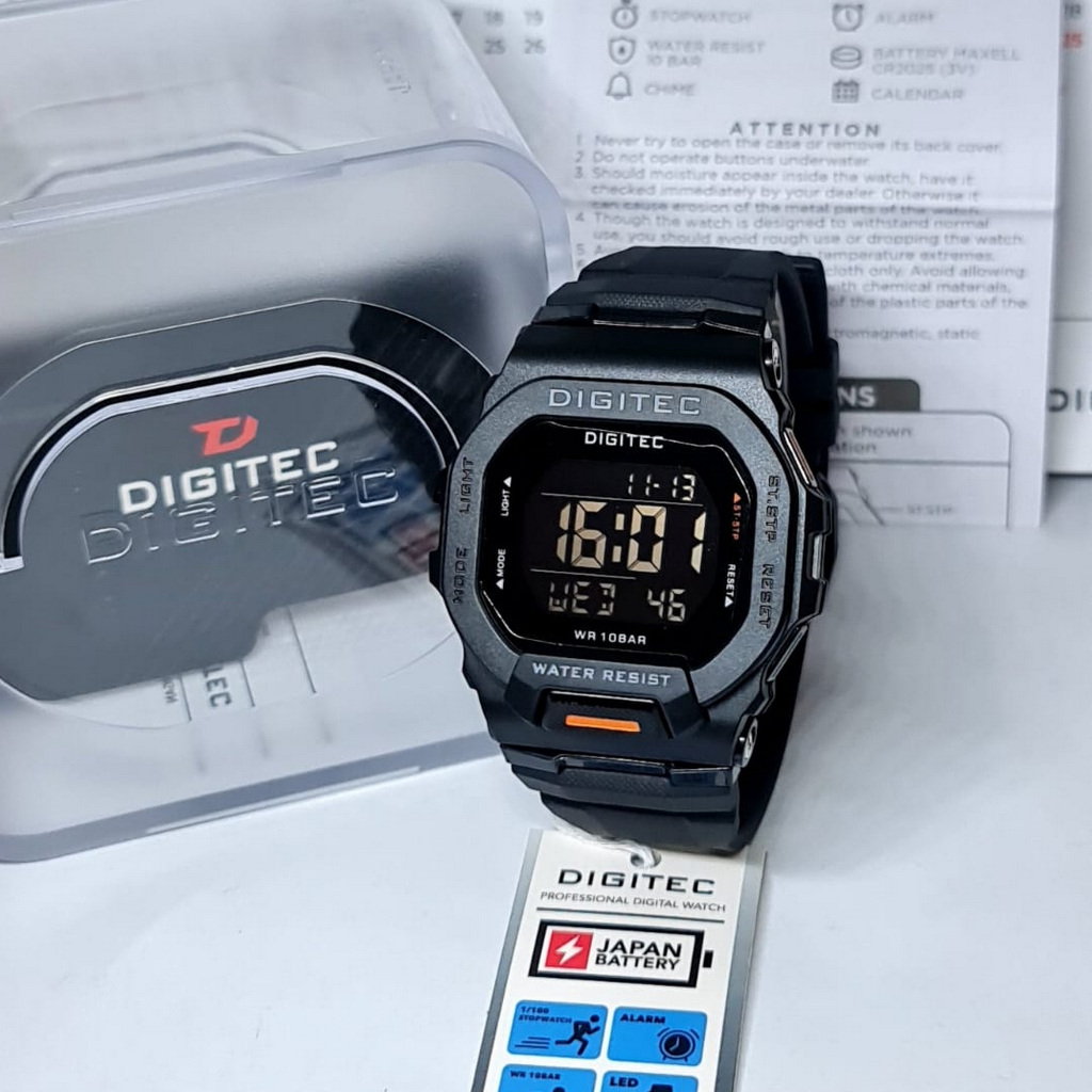 Jual Jam Tangan Pria Digitec DG-5169T / 5169 Original Garansi | Shopee ...