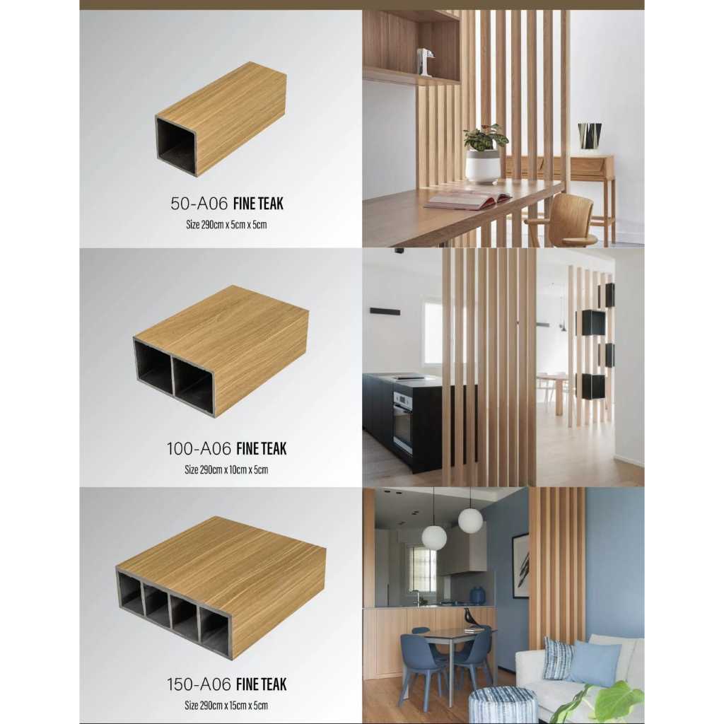 Jual WPC Hollow Partisi Indoor Kisaba | Shopee Indonesia