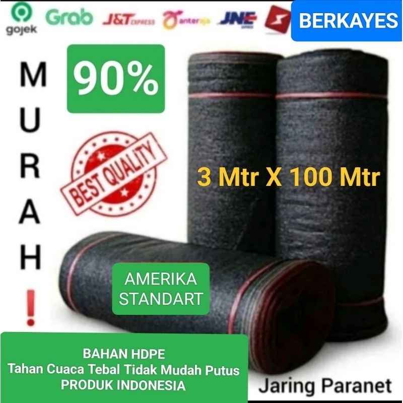 Jual 1 Roll Rol Jaring Paranet Shade Net Shading Net 90% 90 % Panjang ...