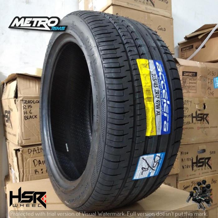 Jual ban tubeless mobil ring 17 235/45 merk accelera PHI-R ukuran 235 ...
