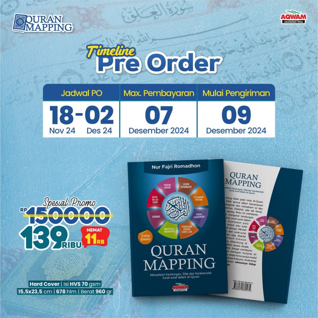 Jual Buku QURAN MAPPING Menyelami Kandungan, Sifat & Karakteristik ...