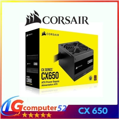 Jual CORSAIR CX Series CX650 – 650 Watt 80 PLUS Bronze ATX Power Supply | Shopee Indonesia