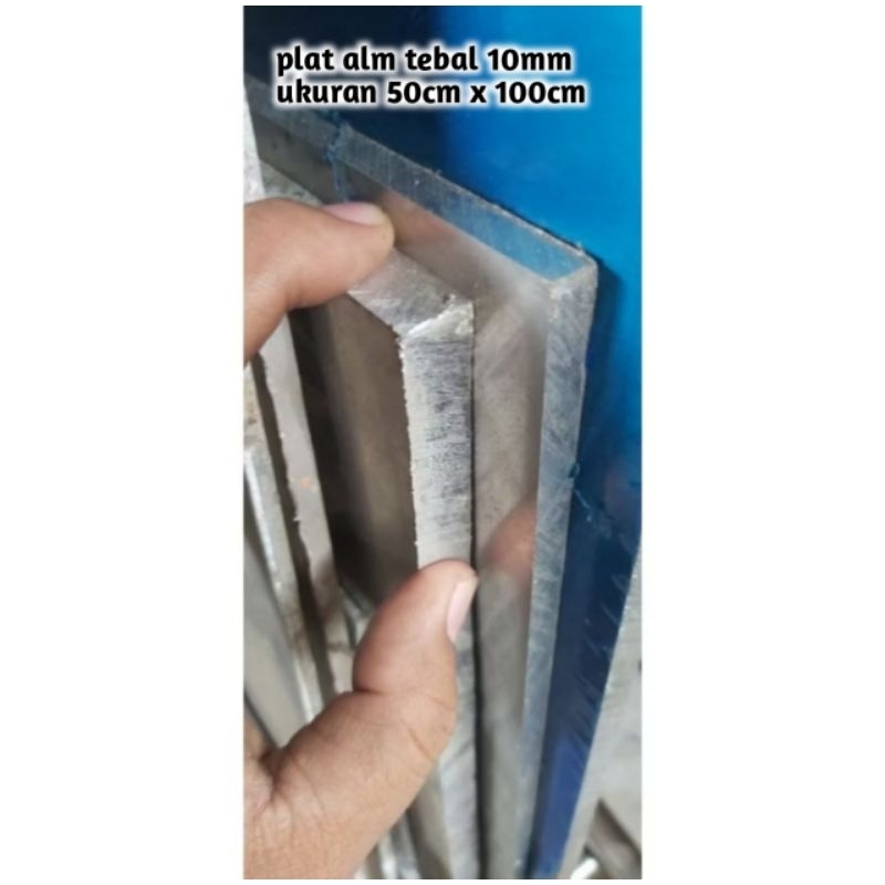 Jual Plat Alumunium Tebal 10mm Ukuran 50cm x 100cm | Shopee Indonesia