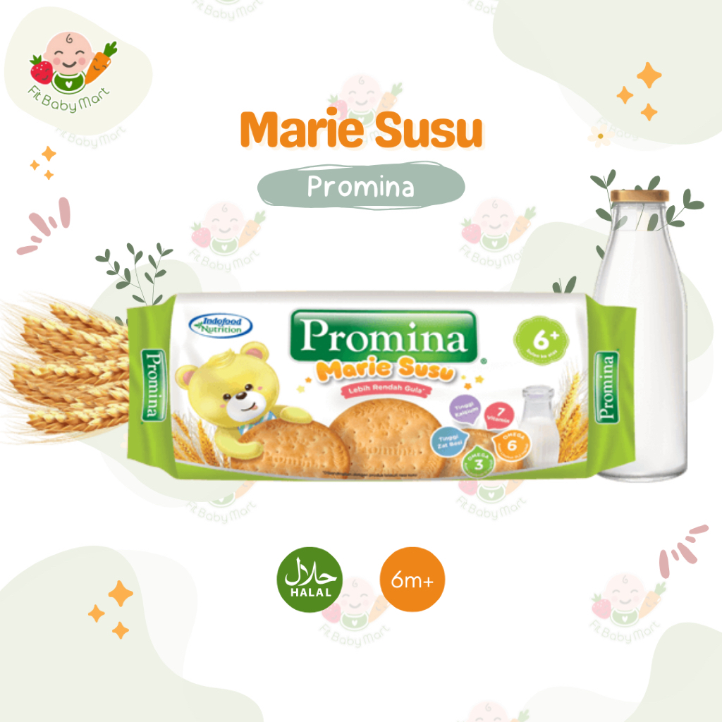 Jual PROMINA - Biskuit Marrie Susu Roll | Cemilan Snack Bayi | Snack ...