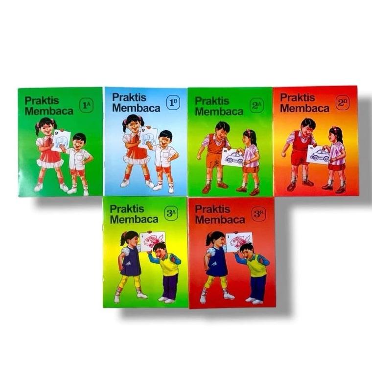 Jual KODE B66R Promo 1 Paket Original Praktis Membaca 6 buku 1A 1B 2A ...