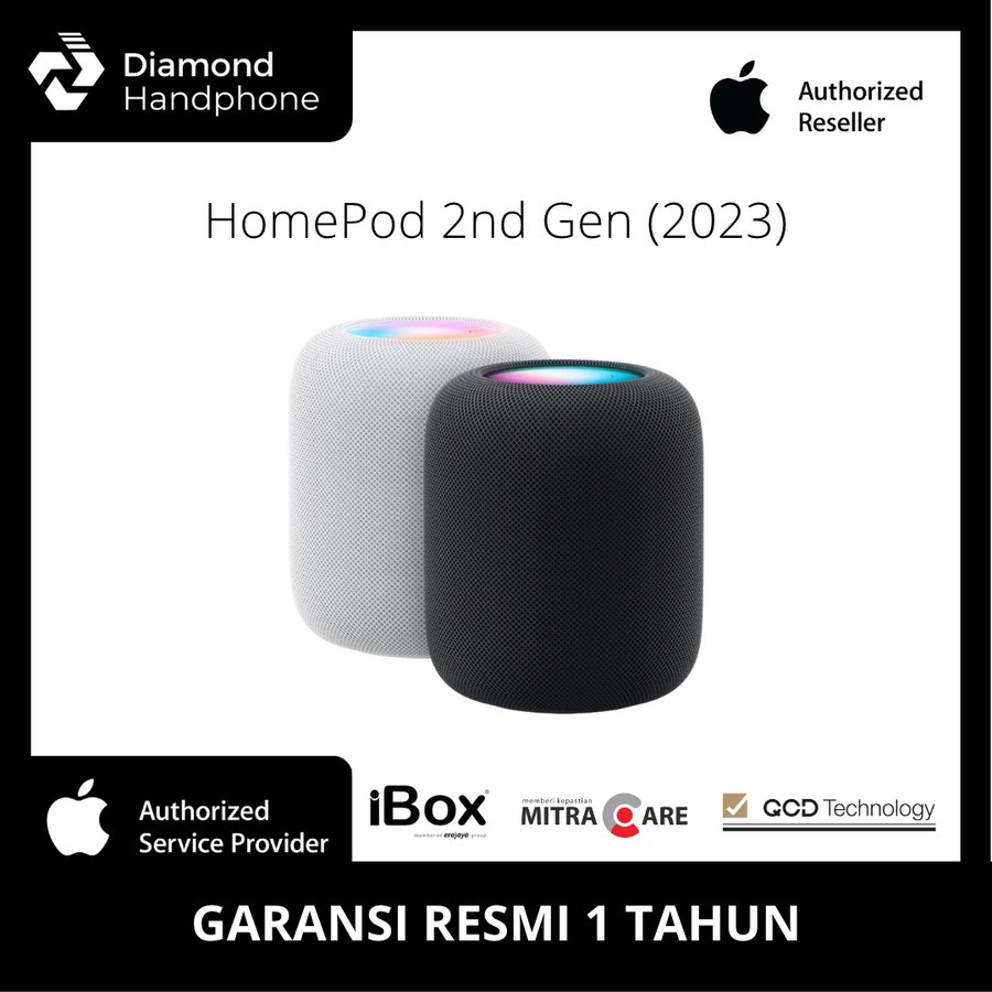 Jual Apple HomePod 2023 Home Pod 2nd Gen 2 Siri Smart Speaker Bluetooth ...