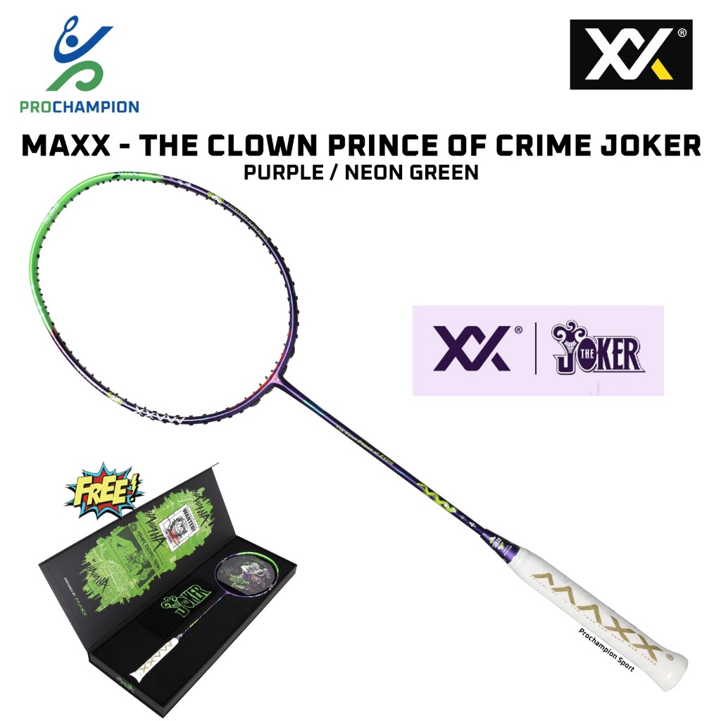 Jual Limited Edition ! Raket Badminton MAXX JOKER The Clown Prince Of ...