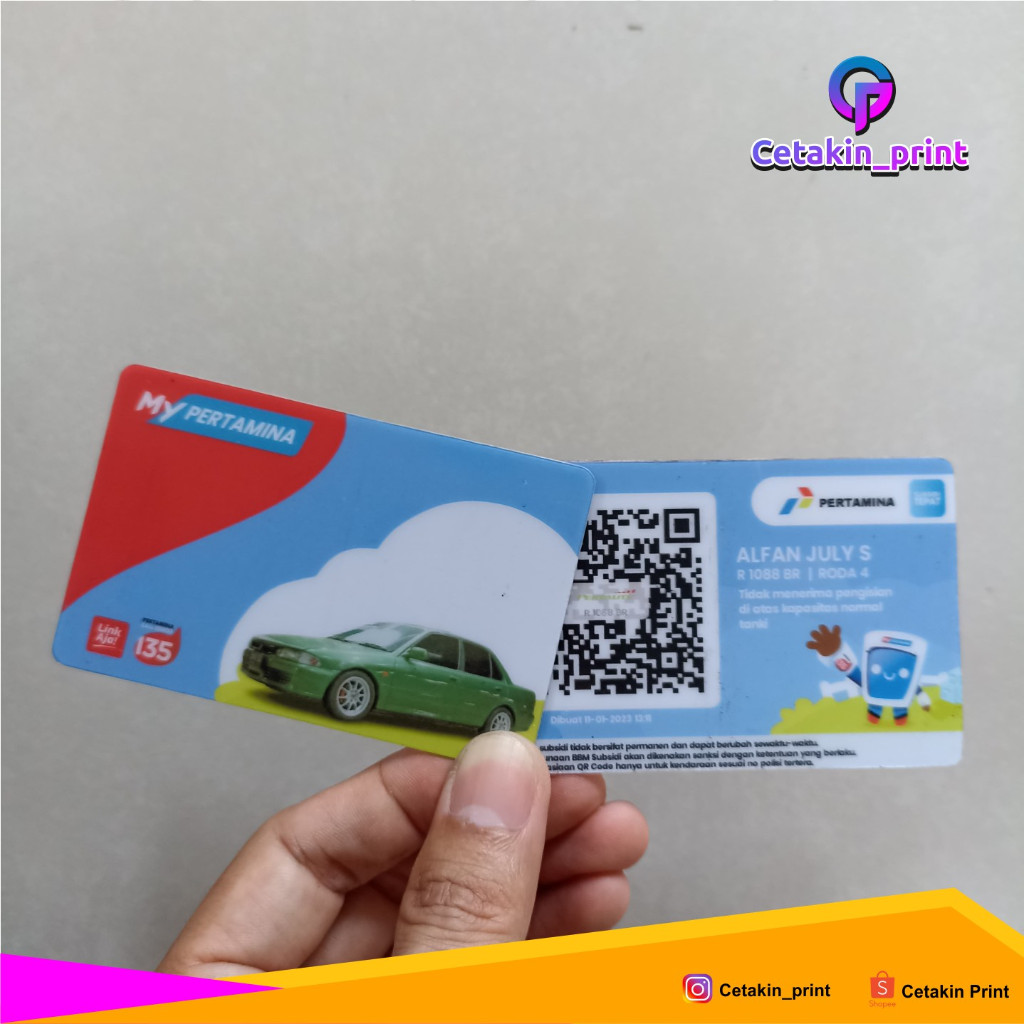 Jual Cetak ID Card My Pertamina / Langsung Jadi | Shopee Indonesia