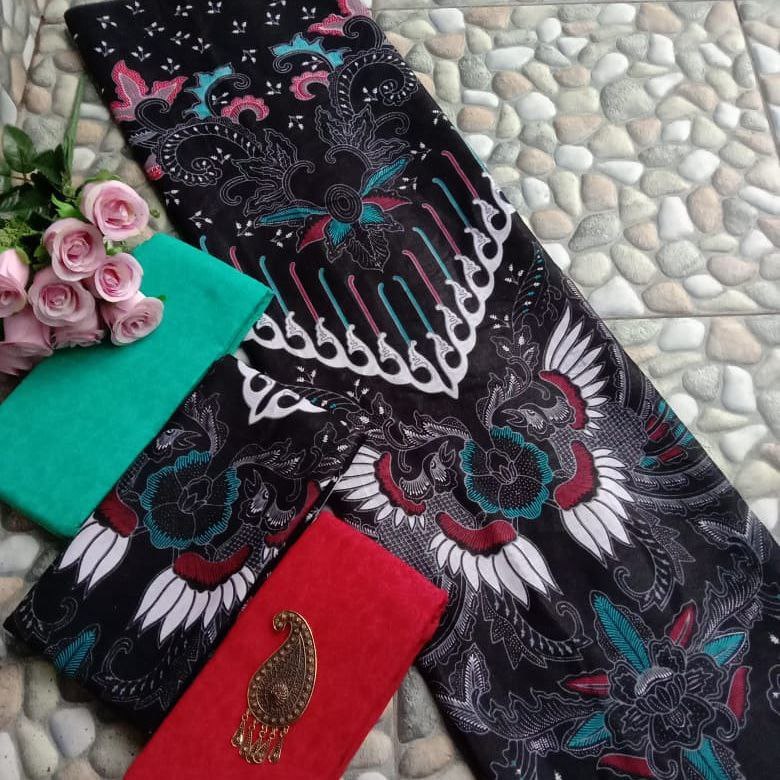 Jual (Grosir Kain dan Sarung Batik) Bisa COD Kain Batik Meteran Murah Motif Bulu Elang | Shopee ...