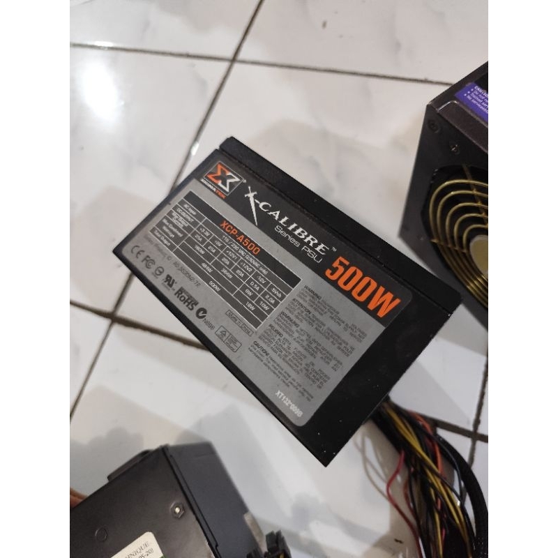 Jual PSU/POWER SUPPLY PC GAMING XIGMATEK CALIBRE 500WATT SECOND COPOTAN NORMAL MURAH | Shopee ...