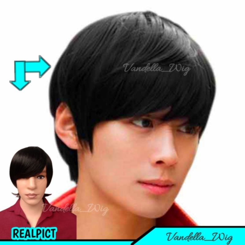 Jual WIG KOREA STYLE WIG KOREA PENDEK WIG PRIA KOREAN RAMBUT PALSU PRIA ...