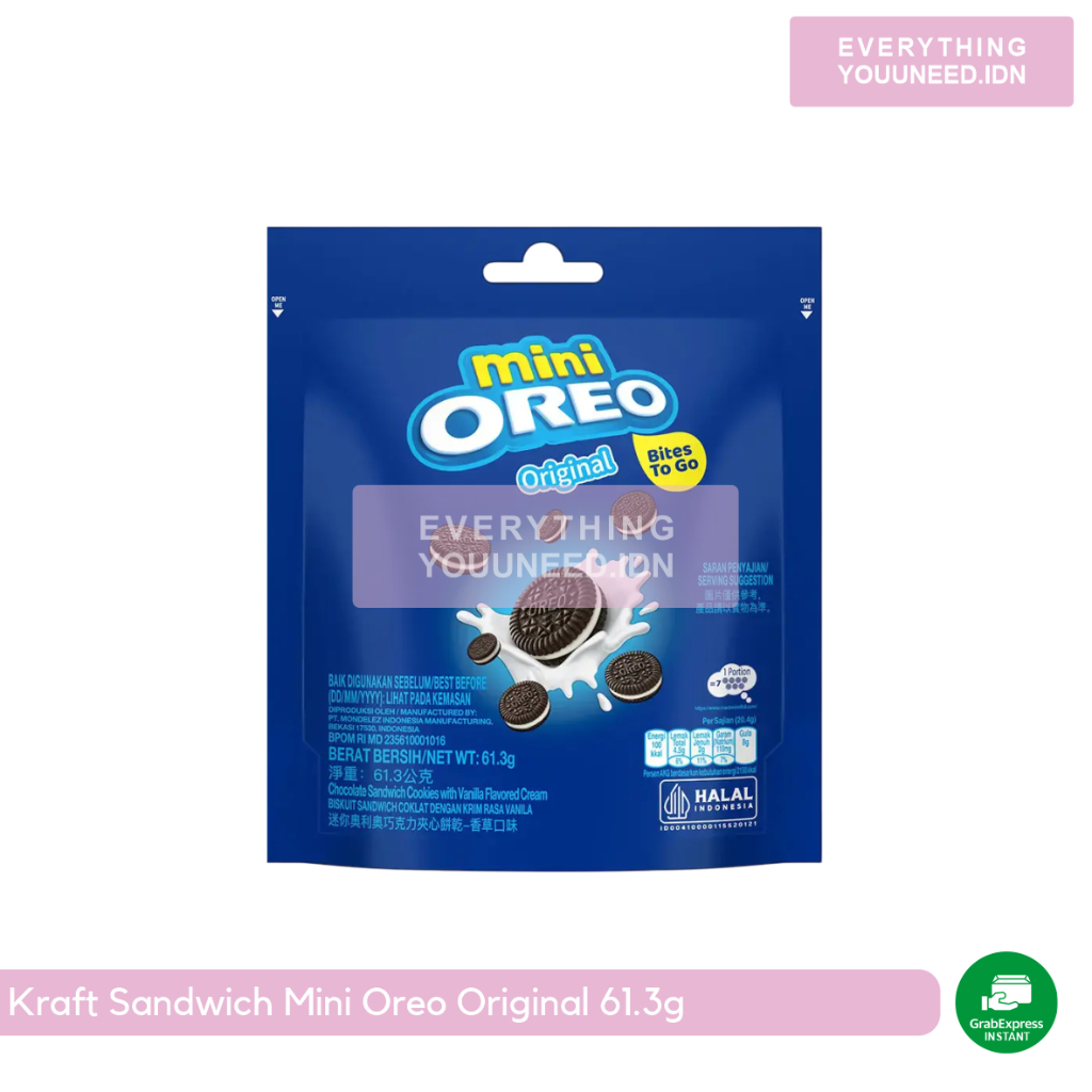 Jual Kraft Sandwich Mini Oreo Original 61.3g | Shopee Indonesia