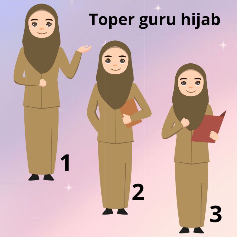 Jual topper guru hijab topper buket toper glossy | Shopee Indonesia