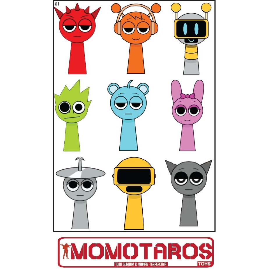 Jual Sticker Sprunki game 1 pc | Shopee Indonesia