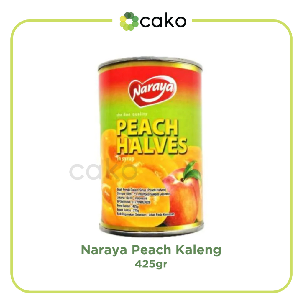 Jual Naraya Peach Kaleng 425gr / Buah Peach Kaleng | Shopee Indonesia