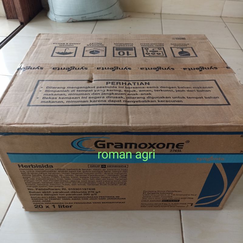Jual Paket 1 Dus Gramoxone 1 Liter x 20 botol Herbisida Gramaxone Obat Rumput | Shopee Indonesia