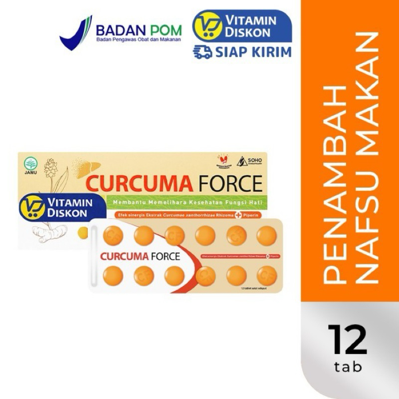 Jual CURCUMA FORCE BLISTER 12 TABLET | Shopee Indonesia