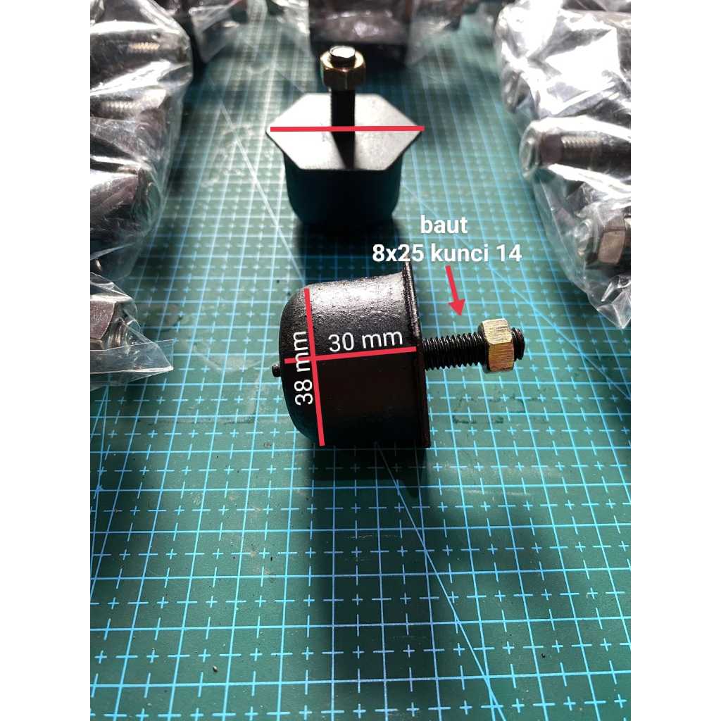 Jual Karet Stopper 38mm x 30mm | 38x30 baut M8 | Shopee Indonesia