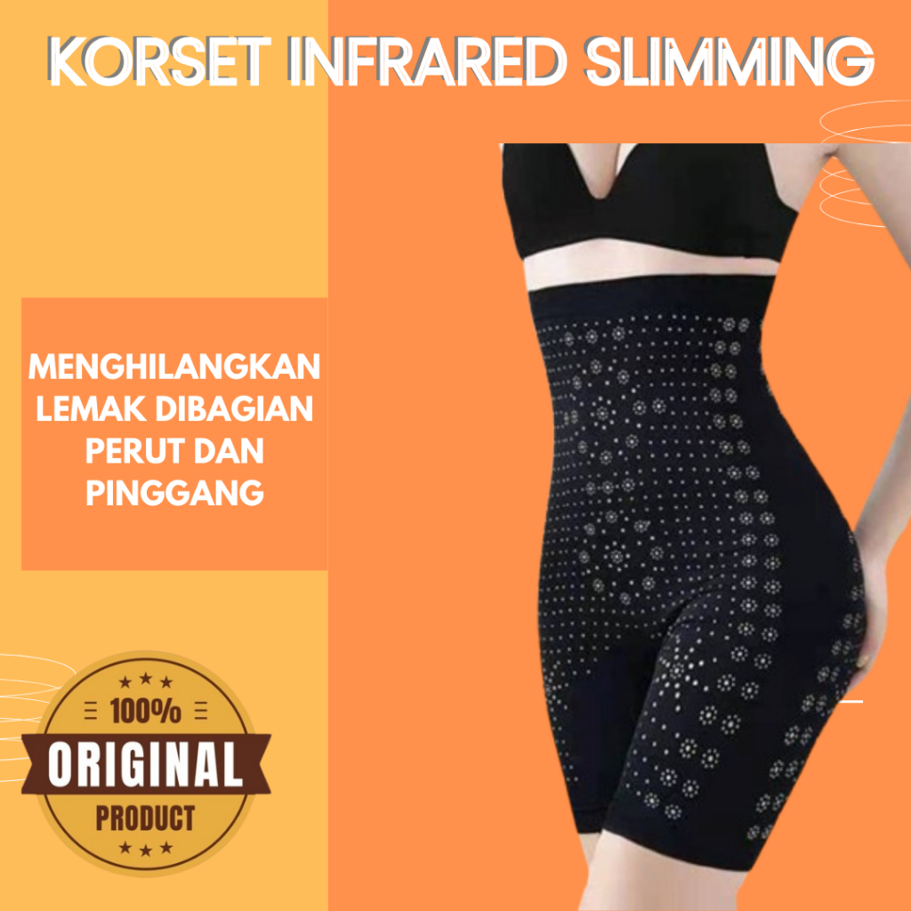 Jual Celana Korset Pelangsing Perut Buncit Pants Infrared 3 in 1 ...