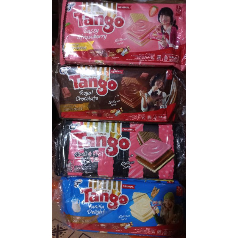 Jual Tango All Varian Rasa 1 Pack Isi 11 Bungkus @35g | Shopee Indonesia