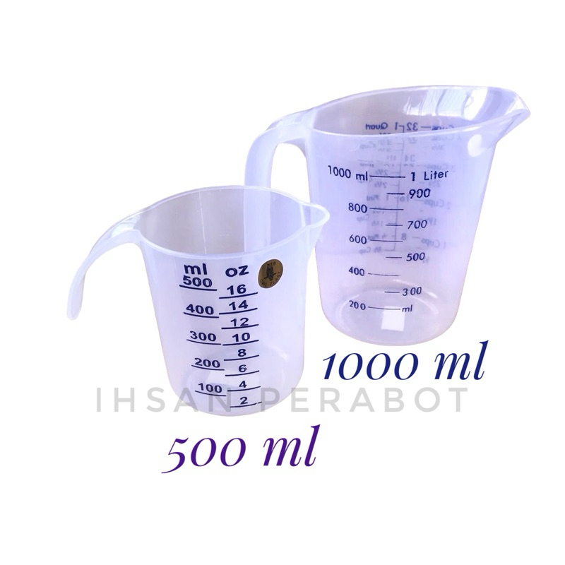 Jual Gelas ukur OWL / Teko ukur 500ml 1000ml / Gelas takar plastik ...