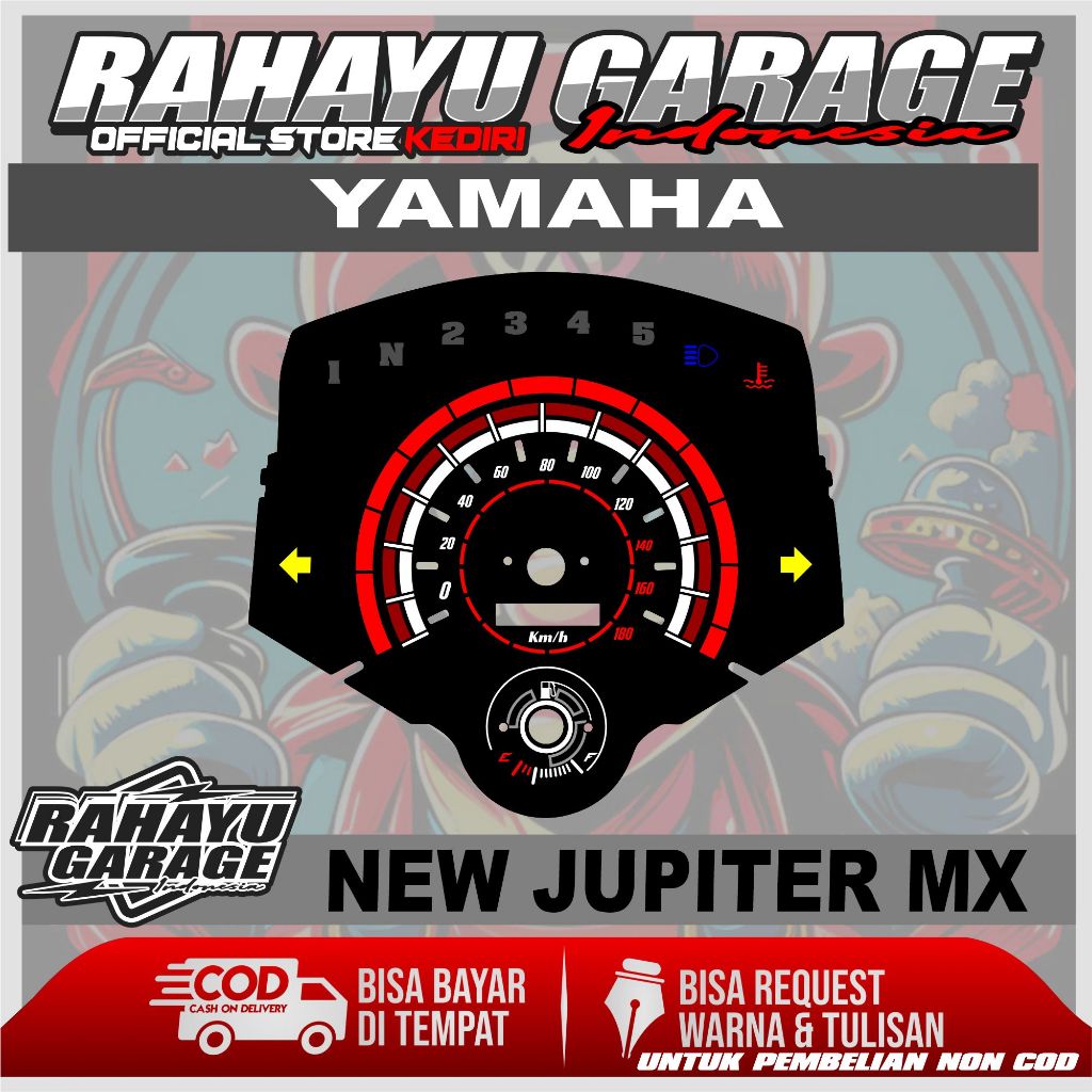 Jual PAPAN SPEEDOMETER CUSTOM YAMAHA NJMX | Shopee Indonesia