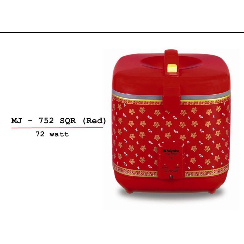 Jual Original Miyako Magic Jar Rice Warmer Penghangat ukuran 8 Liter MJR - 860 Penghangat Nasi ...