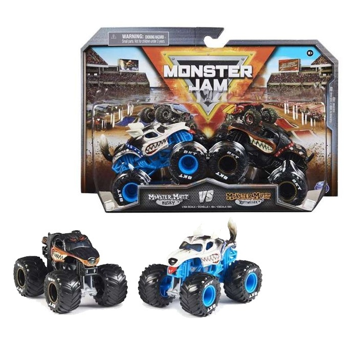 Jual Monster Jam 2 Pack Series 19 Monster Mutt Husky Vs Monster Mutt ...