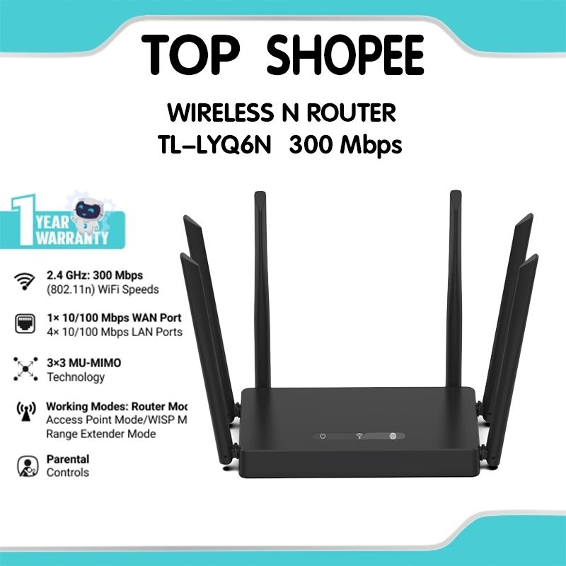Jual Topume TL-LYQ6N WiFi 5 Router Dual Band Gigabit Easy Mesh IPv6 ...
