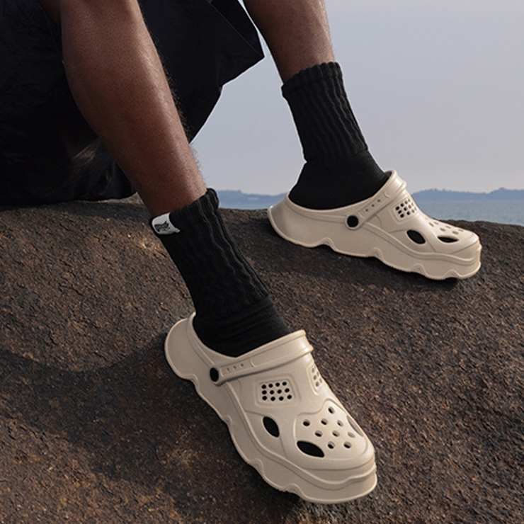 Jual Derta Sandal kodok Pria Fuji Sandal Karet Pria Jelly Cross Clog ...