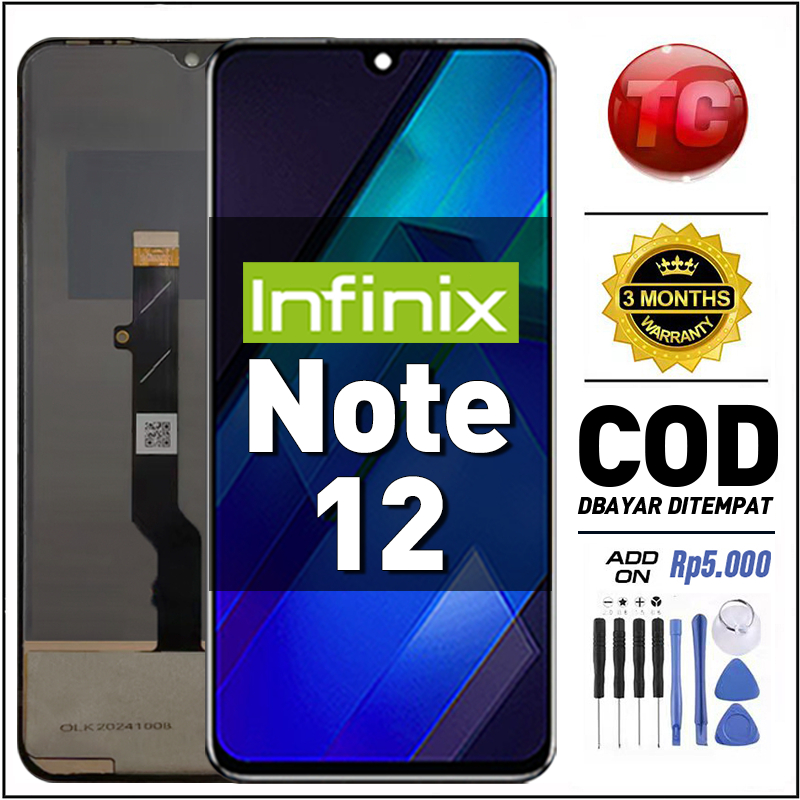 Jual LCD Infinix Note 12 Original 100% Fullset Asli Ori Touchscreen ...