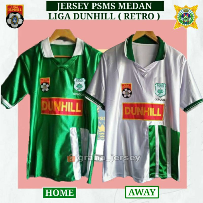 Jual Jersey PSMS Medan Liga DUN_HILL 1994 - 1995 Home Away Bahan ...