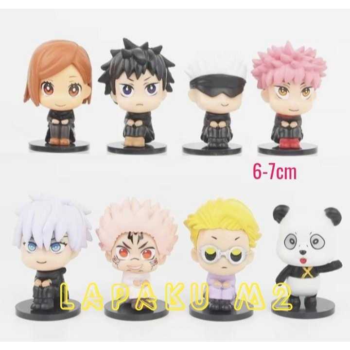 Jual Figure Jujutsu Kaisen Sukuna Gojo Satoru Yuji Itadori Panda set ...